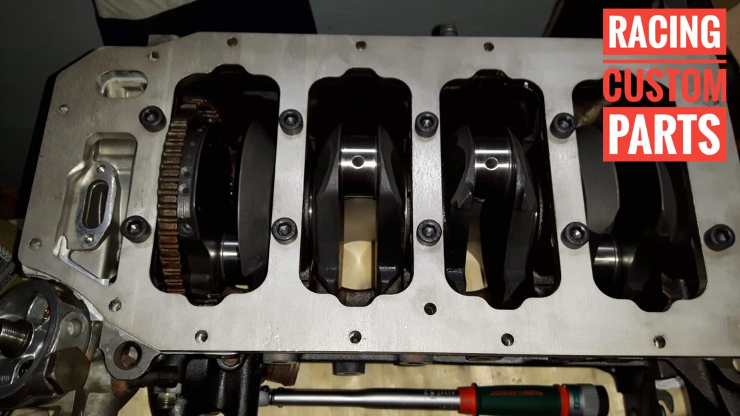 Opel Calibra Turbo C20XE / C20LET Girdle plate - Racing Custom Parts