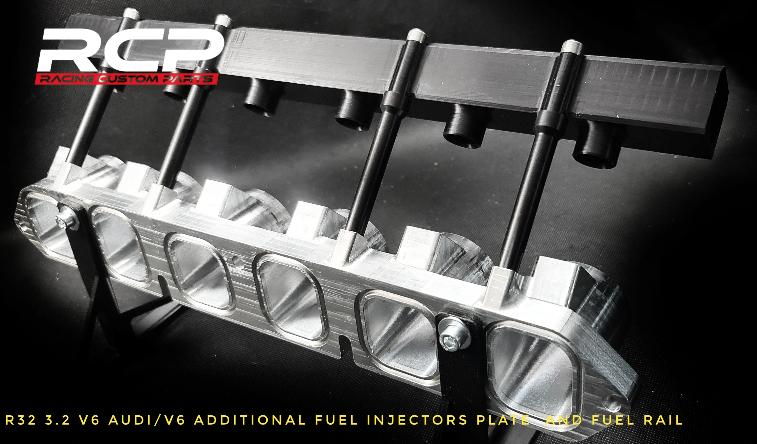 R32 Audi/VW Intake manifold plate with additional fuel system - Racing ...